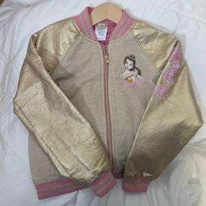 Disney | Jackets & Coats | Disney Beauty And The Beast Belle Varsity ...